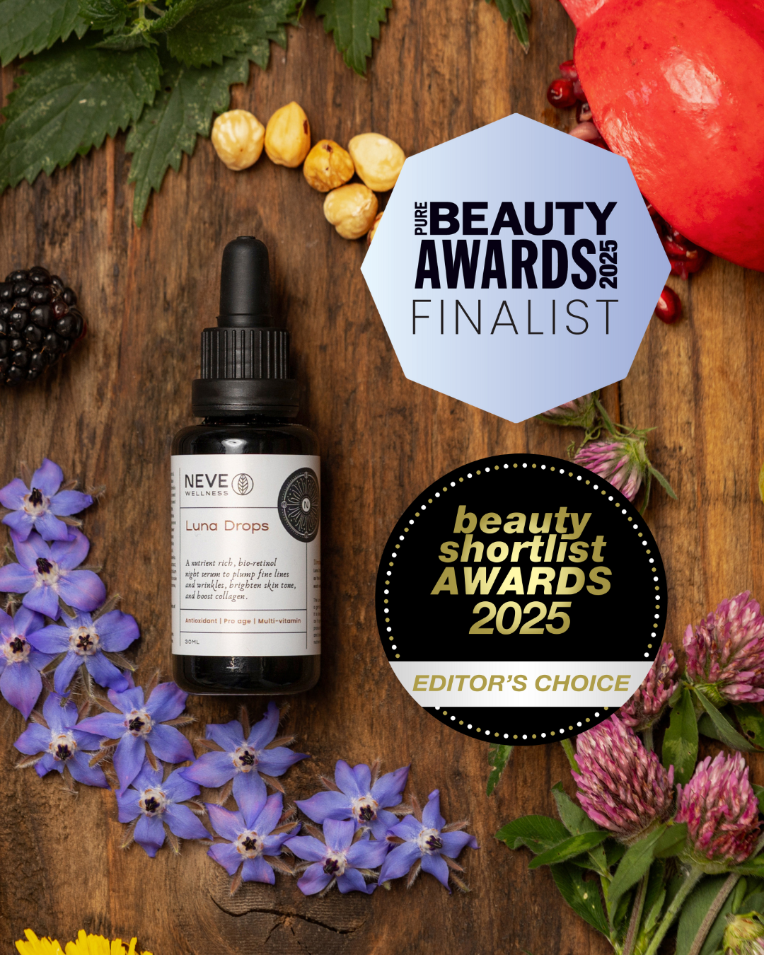 Luna Drops Night Serum – NEVE WELLNESS